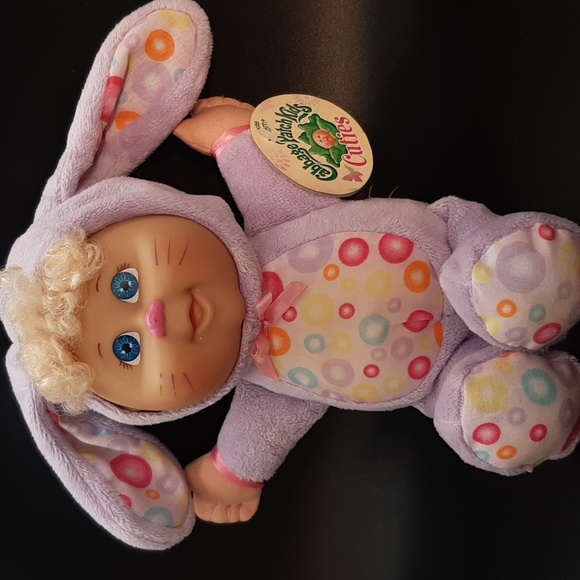 Cabbage Patch Kids | Toys | Cabbage Patch Kids Cuties Purple Easter Bunny Rabbit Plush Stuffed ...
